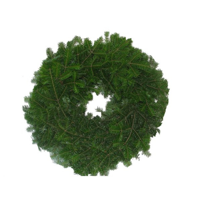 Wreath - fraser fir bough, 28 inch, decorated